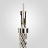 China Overhead Ground Wire 24 Core Single Mode Optical Fiber Composite OPGW Cable for sale