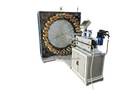 China 16-160-136 Spindles Carriers Stainless Steel Wire Braided Machine Horizontal Type Braiding Machine for sale