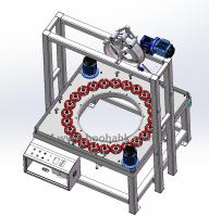 China Flat Flexible Tinned Copper Braiding Machine With 24 Spindle 50rpm for sale