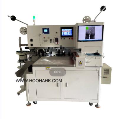 China Servo Type Full-Automatic Plastic Shell Threading and Tinning Machine for sale