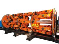 China Wire and cable stranding machien Cradle Type Wire And Cable Making Machine , 6-12mm Cable Layup Machine for sale