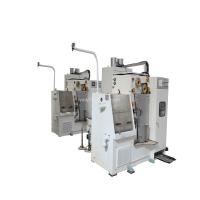 China Inline Submotor Large Cable Drawing Machine Double Reel Takeup With Drop Coiler for sale