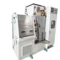 China Inline Submotor Large Cable Drawing Machine Double Reel Takeup With Drop Coiler for sale