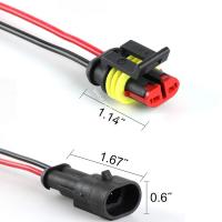 China 2 / 4pin Way Waterproof Automotive Cable Harness With Connectors for sale