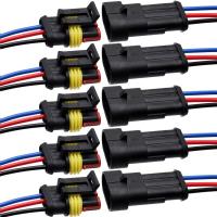 China 2 / 4pin Way Waterproof Automotive Cable Harness With Connectors for sale