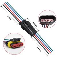 China 2 / 4pin Way Waterproof Automotive Cable Harness With Connectors for sale