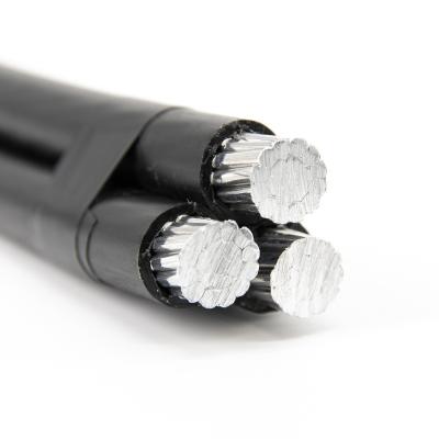 China 1kv PVC/XLPE/PE Insulated Overhead Electric Transmission Aerial Bundle Cable Spacer ABC Cable for sale