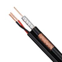 China RG59 Coaxial Cable And Wire Power PVC Insulation RG59 CCTV Cable With Braided Sheild for sale