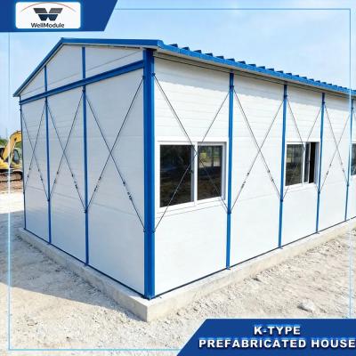 China K Type Prefabricated Modular House Portable Mobile Building for Temporary Worker Housing Construction Camp Low Cost Fast Installation for sale