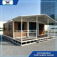 China Expandable Container House Prefabricated Modular Container for Resort Commercial Space Portable Folding Design Flexible Solution for sale
