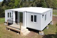 China Luxury Expandable Container House with Double Wing Design for sale