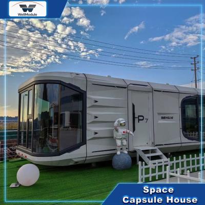 China Trendy Prefabricated Resort Cabin: Comfortable Space Capsule Retreat for sale