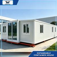 China Luxury 40FT 2 Bedroom Expandable Container House with Bathroom for sale