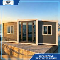 China Luxury 40FT 2 Bedroom Expandable Container House with Bathroom for sale