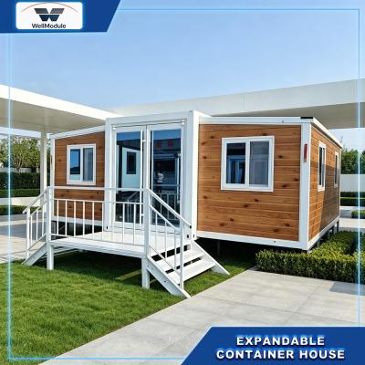 China Fully Furnished 40FT Expandable Container House 3 Bedroom for sale
