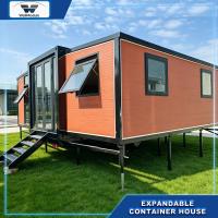 China Expandable container house energy insulation modern design providing comfortable living and working environment anywhere for sale