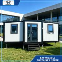 China Expandable container house space saving innovative design suitable for emergency shelters mobile offices and onsite living quarters for sale