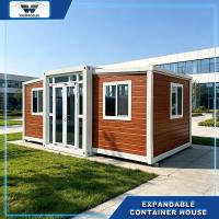 China Expandable container house combining sturdy materials and expandable design for flexible in remote locations and temporary setups for sale