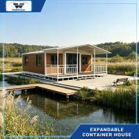 China Expandable container house combining sturdy materials and expandable design for flexible in remote locations and temporary setups for sale