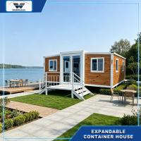 China Expandable container house combining sturdy materials and expandable design for flexible in remote locations and temporary setups for sale