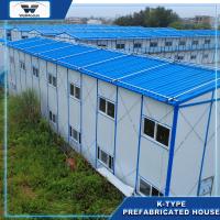 China K Type Prefabricated House with Steel Structure and Sandwich Panel for Construction Camp, Worker Dormitory and Temporary Office Building for sale