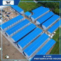 China K Type Prefabricated House with Steel Structure and Sandwich Panel for Construction Camp, Worker Dormitory and Temporary Office Building for sale