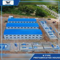 China Durable K Type Temporary Prefabricated House with Light Steel Frame for Office, Dormitory, Emergency Shelter and Industrial Facilities for sale