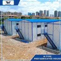 China Durable K Type Temporary Prefabricated House with Light Steel Frame for Office, Dormitory, Emergency Shelter and Industrial Facilities for sale