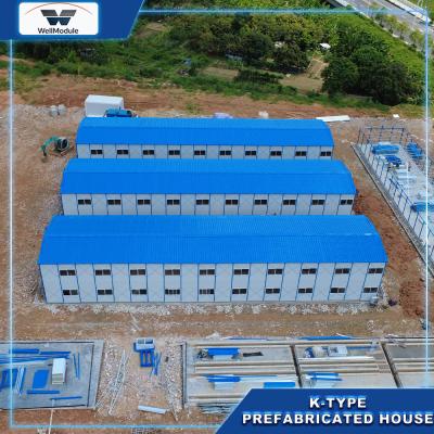 China Customized K Type Modular House with EPS Sandwich Panel for Fast Deployment, Worker Camp, Remote Area Housing and Project Facilities for sale