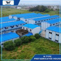 China Portable K Type Prefab Building with Steel Structure System for Construction Site Office, Labor Camp and Temporary Accommodation for sale