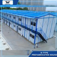 China Portable K Type Prefab Building with Steel Structure System for Construction Site Office, Labor Camp and Temporary Accommodation for sale