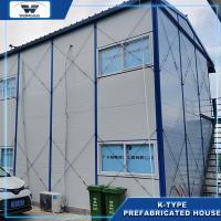 China K Type Steel Structure Prefab House for Worker Accommodation, Temporary Office, Dormitory and Large Scale Engineering Projects for sale