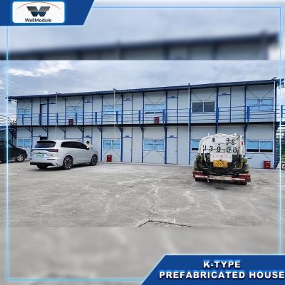 China K Type Steel Structure Prefab House for Worker Accommodation, Temporary Office, Dormitory and Large Scale Engineering Projects for sale