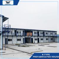 China Eco Friendly K Type Prefabricated Modular House with Energy Saving Panels for Temporary Housing and Commercial Applications for sale