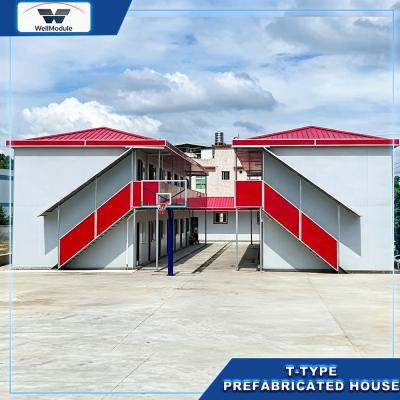 China High Quality T Type Modular Prefab House Manufacturer for Customized Accommodation, Site Office and Overseas Construction Projects for sale