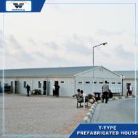 China T Type Prefabricated Building Solution with Fast Installation for Construction Sites, Industrial Camps and Temporary Housing Projects for sale