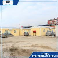 China Durable T Type Temporary Prefabricated House with Light Steel Frame for Worker Dormitory, Office and Emergency Accommodation for sale