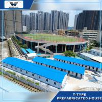 China Modern T Type Temporary Building Solution for Construction Camp, Mining Area, Industrial Project and Remote Workforce Housing for sale