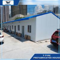 China Modern T Type Temporary Building Solution for Construction Camp, Mining Area, Industrial Project and Remote Workforce Housing for sale