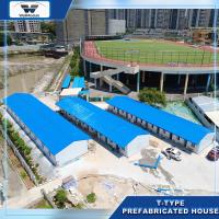 China Modern T Type Temporary Building Solution for Construction Camp, Mining Area, Industrial Project and Remote Workforce Housing for sale