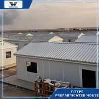 China Affordable T Type Prefabricated House with EPS Sandwich Panel Wall for Fast Installation Temporary Housing Solutions for sale