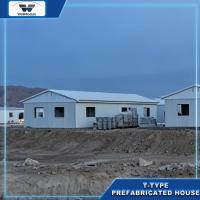 China Affordable T Type Prefabricated House with EPS Sandwich Panel Wall for Fast Installation Temporary Housing Solutions for sale