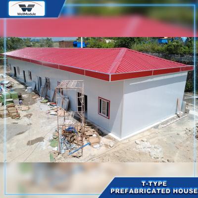 China Heavy Duty T Type Modular Prefabricated Building Designed for Construction Sites, Worker Camps and Large Scale Projects for sale