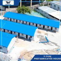 China Fast Installation T Type Modular House System for Temporary Living Facilities, Construction Camps and Workforce Housing Solutions for sale