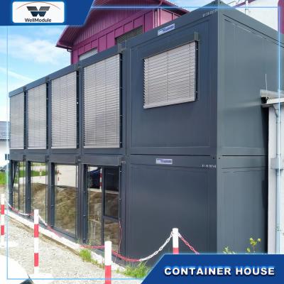 China Portable Container House with Sandwich Panel and Steel Frame for Worker Dormitory, Office, Camp and Emergency Housing Applications for sale