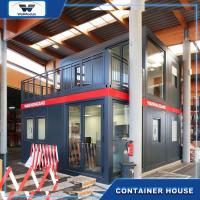 China Durable Prefabricated Container House with Insulated Panel System for Construction Camp, Site Office and Temporary Accommodation for sale