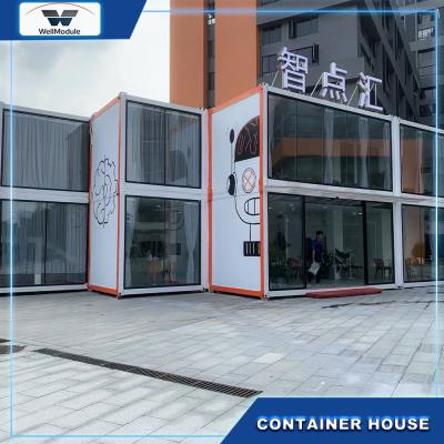 China Commercial Container House with Modern Design for Office, Retail Store, Cafe and Portable Business Space Solutions for sale