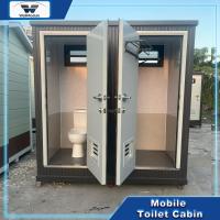 China Compact portable toilet cabin designed to deliver and comfortable restroom access for construction projects outdoor exhibitions and public events for sale