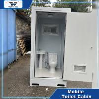 China Portable toilet cabin providing and hygienic restroom solutions for outdoor work sites event locations and temporary housing areas for sale
