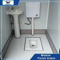 China Portable toilet cabin providing and hygienic restroom solutions for outdoor work sites event locations and temporary housing areas for sale